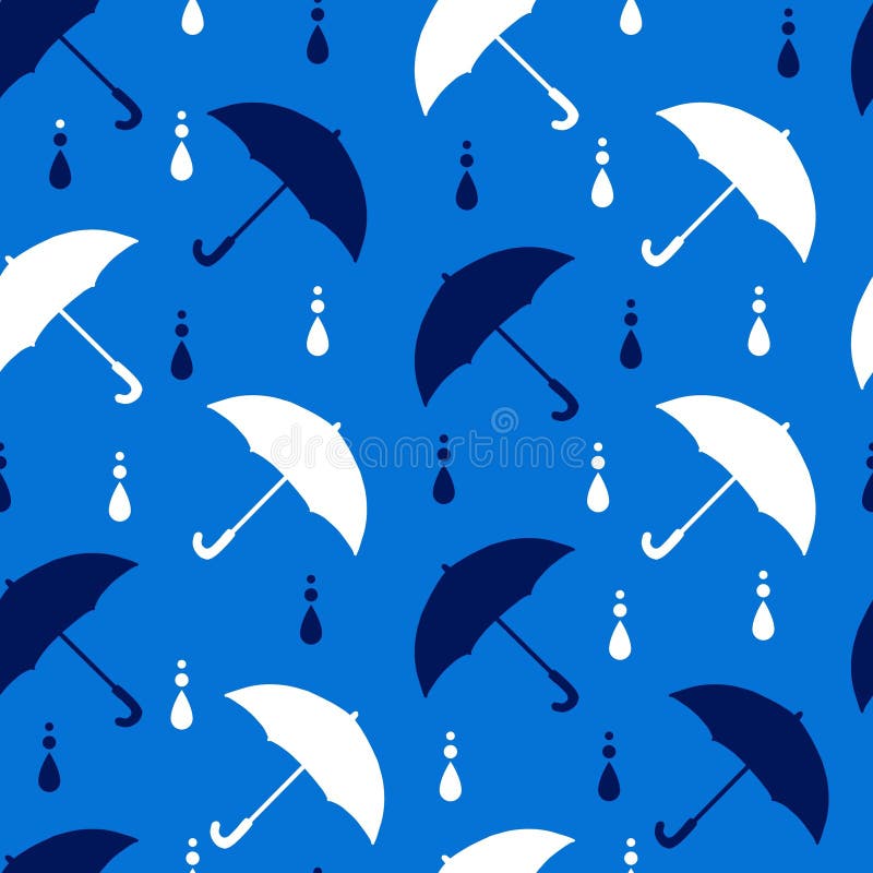 Rain Blue Umbrella Stock Illustrations – 15,558 Rain Blue Umbrella ...