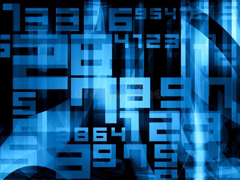Blue Random Digits Numbers Background Stock Illustration - Illustration ... Blue Random Digits Numbers Background Stock Illustration - Illustration ...