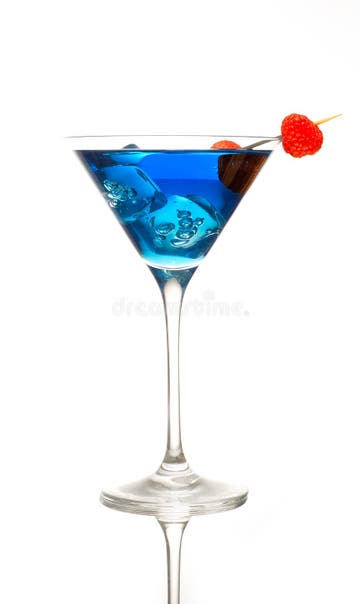 Blue raspberry cocktail stock image. Image of party, liquor - 22678449