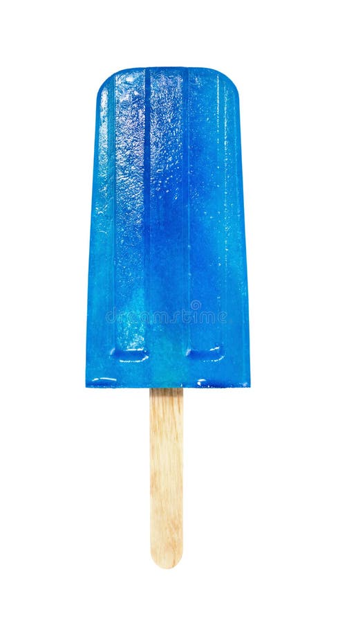 Blue Raspberry Popsicle stock photo. Image of isolated - 51327634