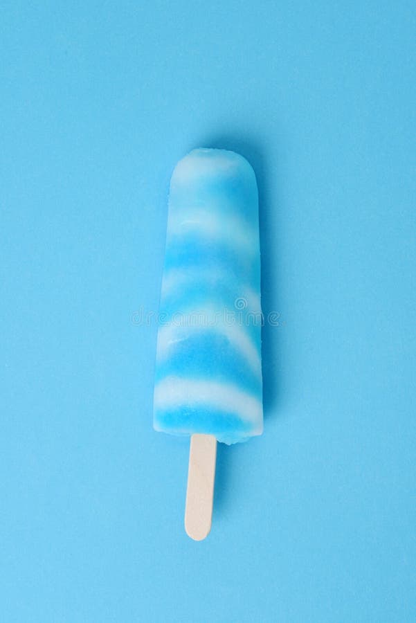 Blue Raspberry And Vanilla Popsicle Stock Image - Image of blue, cool ...