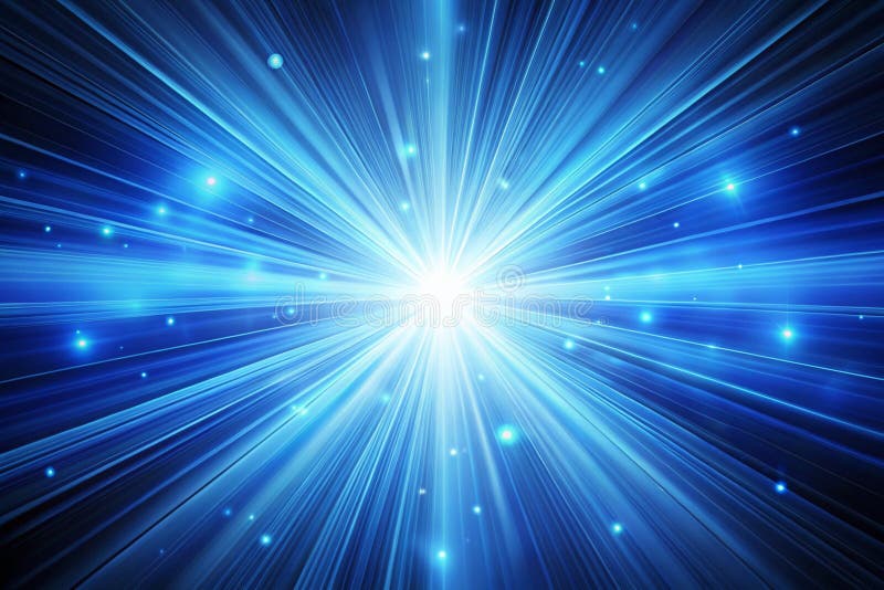 Blue Ray of Light Abstract Background for Digital Design Stock ...
