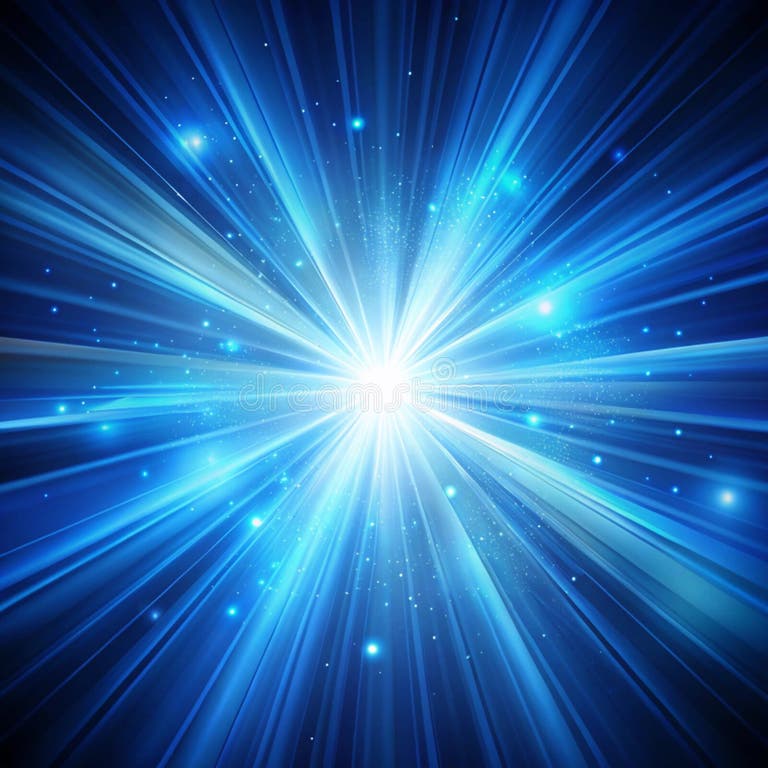 Blue Ray of Light Abstract Background for Digital Design Stock ...