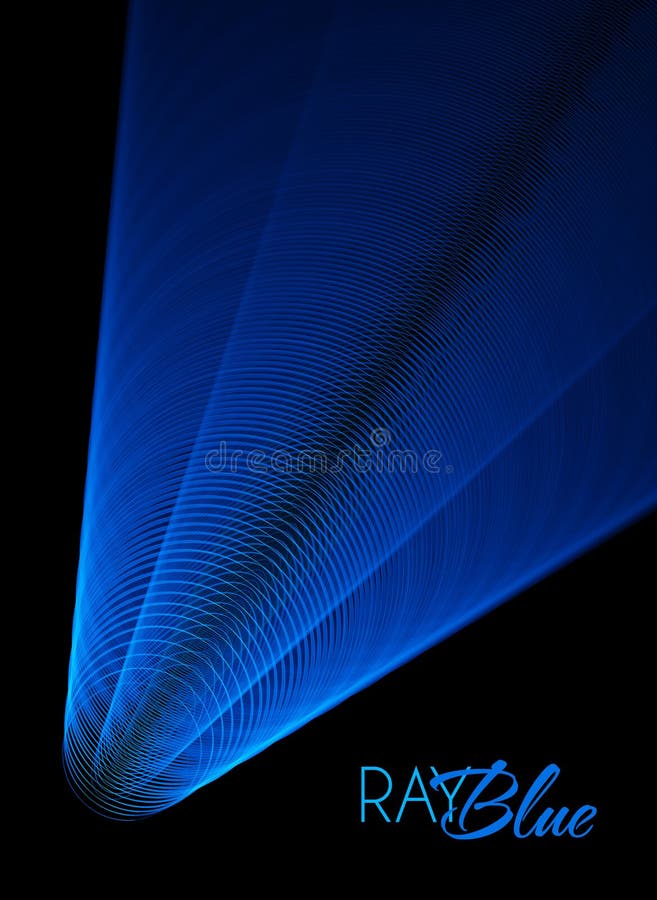 Blue ray stock illustration. Illustration of futuristic - 36669082