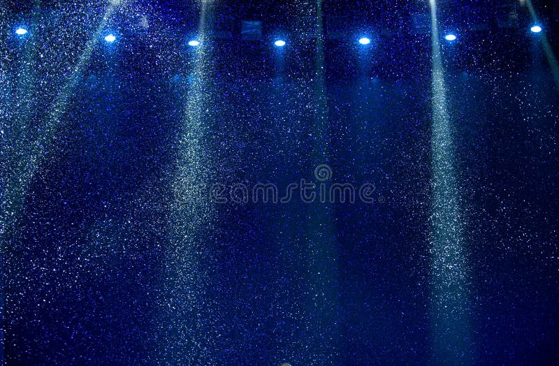 Blue ray on stage stock image. Image of interior, design - 14783675