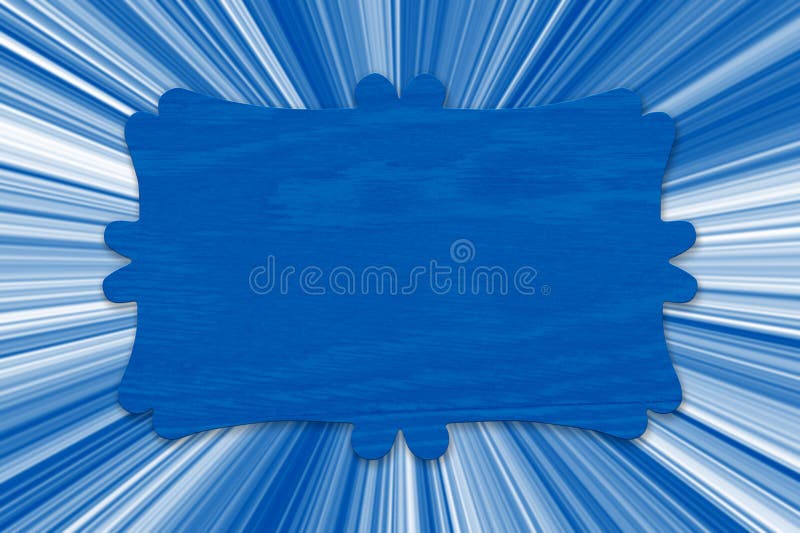 Blue Ray Sun Burst Abstract Background with Sign Stock Image - Image of ...
