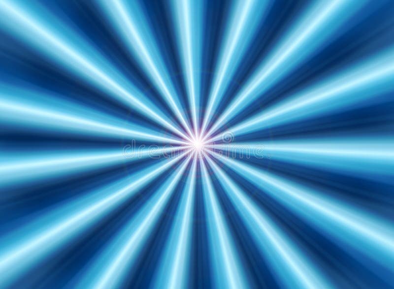 Radial Bright Rays in Blue Background Stock Photo - Image of bursting ...