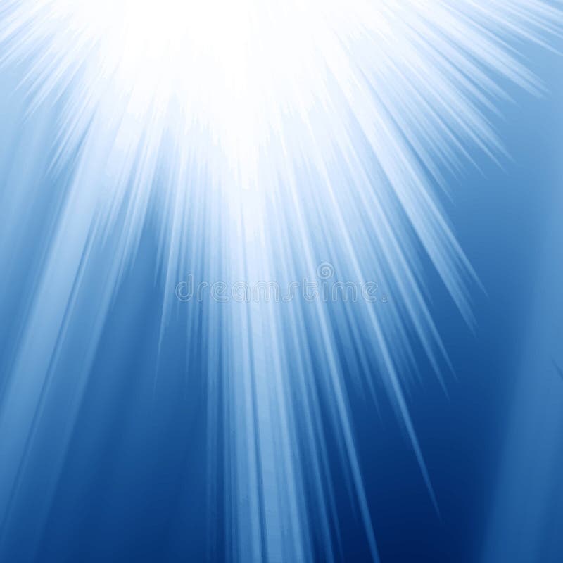 Blue rays stock illustration. Illustration of blue, sunlight - 6767826