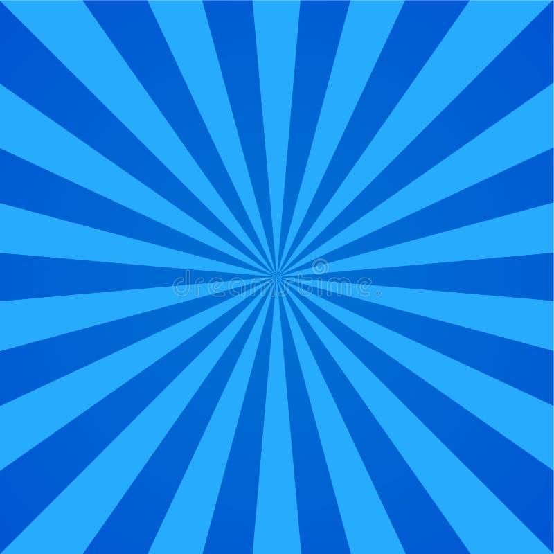 Blue Rays Background. Illustration for Your Bright Beams Design. Sun ...