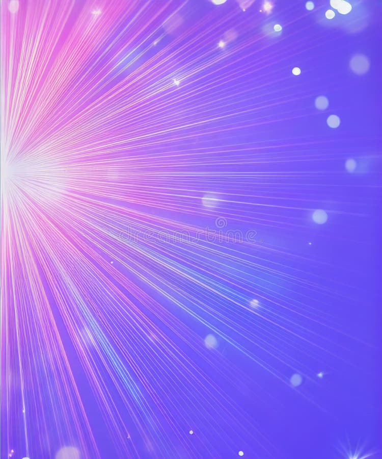 Blue Rays and Pink Light Beame with Glitter Light, Sparkle Glowing ...