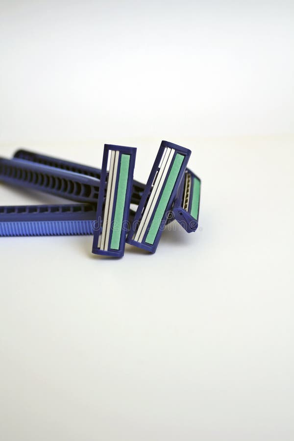 Blue razors stock image. Image of male, beard, personal - 39668711