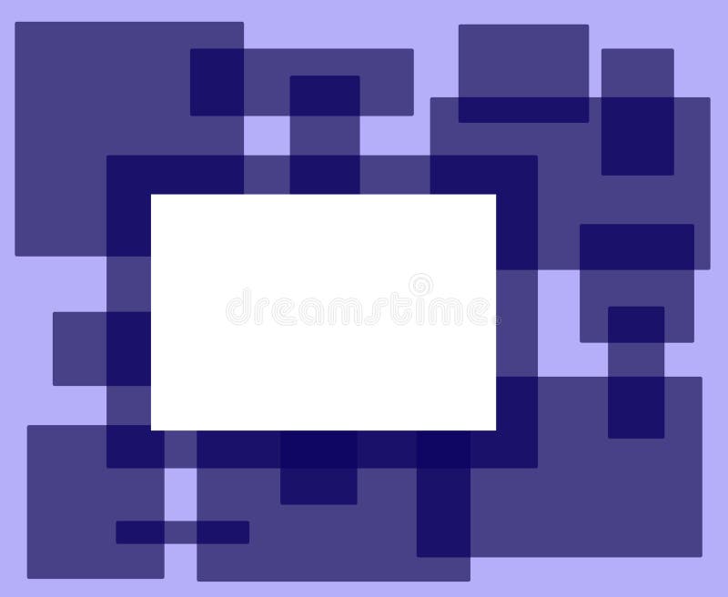 Blue rectangle frame stock illustration. Illustration of contrasting ...