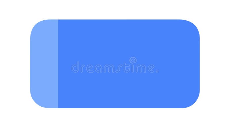 Blue Rectangle Icon, Abstract Shape or Placeholder, Vector Design ...