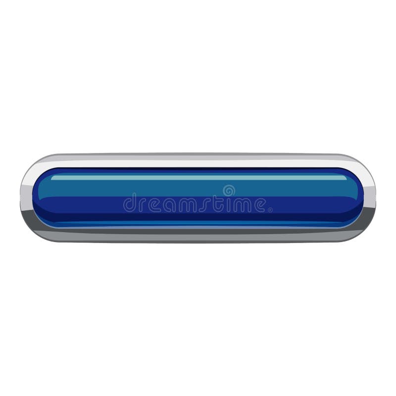 Rectangular Button Switch Toggle In 3 State Stock Vector