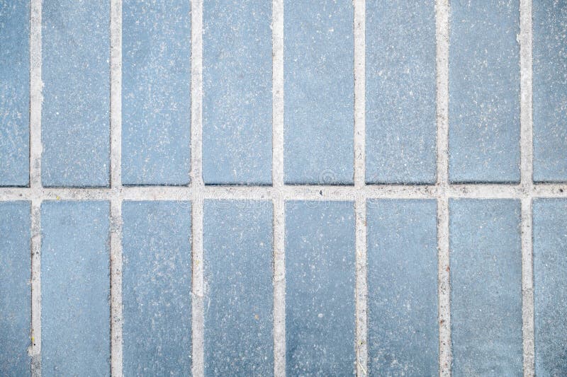 Blue Rectangular Paving Stones Forming a Textured Geometric Pattern ...