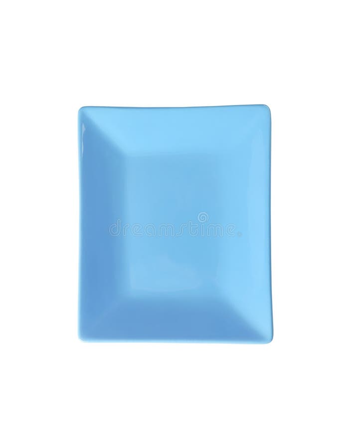Blue Rectangular Perfume with Black Lid Isolated Stock Image - Image of ...