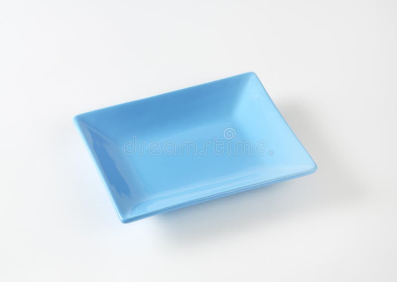Blue Rectangular Perfume with Black Lid Isolated Stock Image - Image of ...
