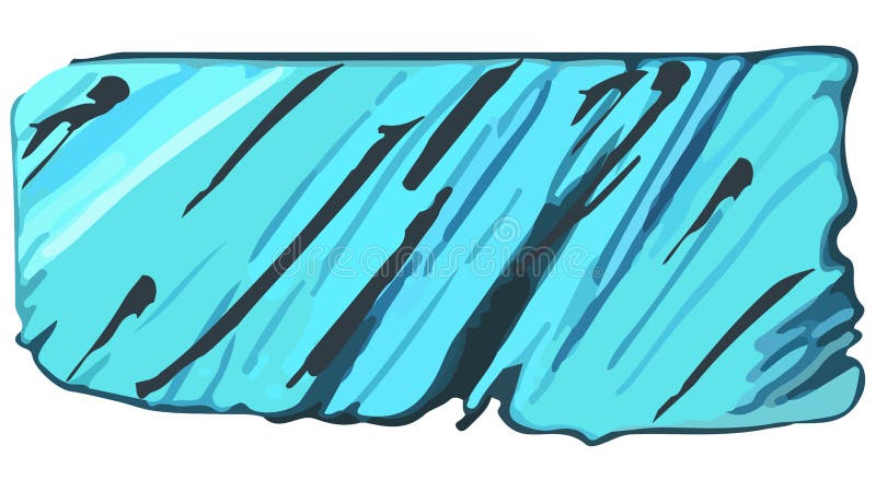 Blue Rectangular Shape with Diagonal Brush Strokes in Grunge Style ...