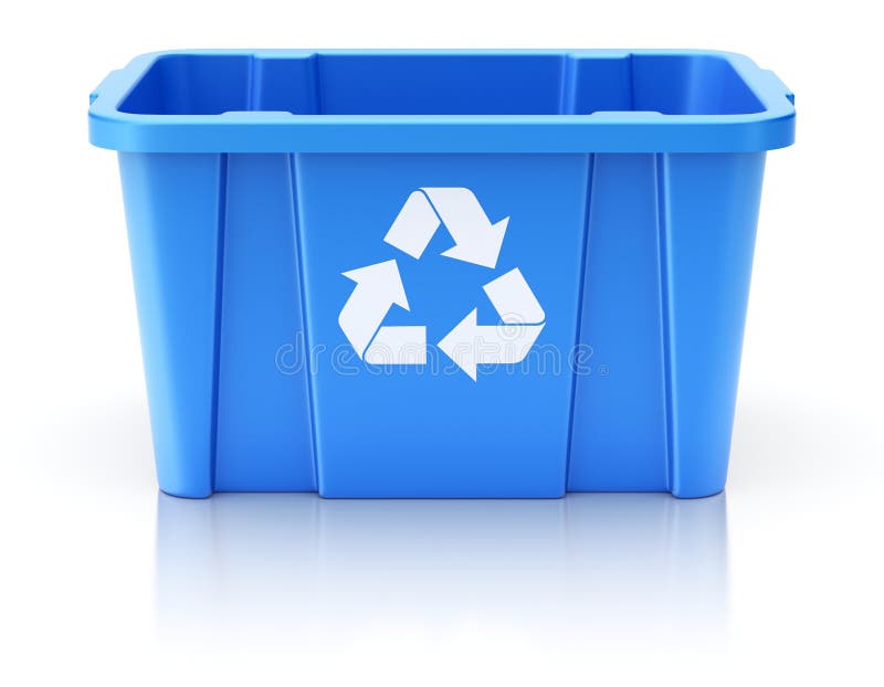 Recycle bin stock illustration. Illustration of recycle - 120635373