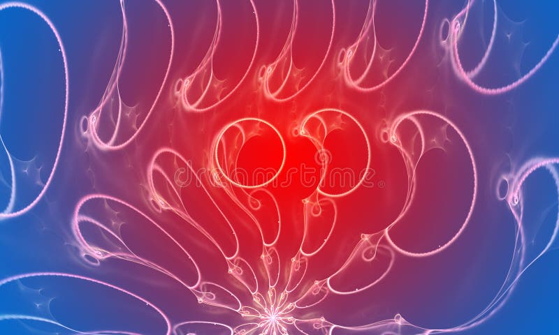 Blue and Red Abstract Background. Fade Effect Stock Illustration ...