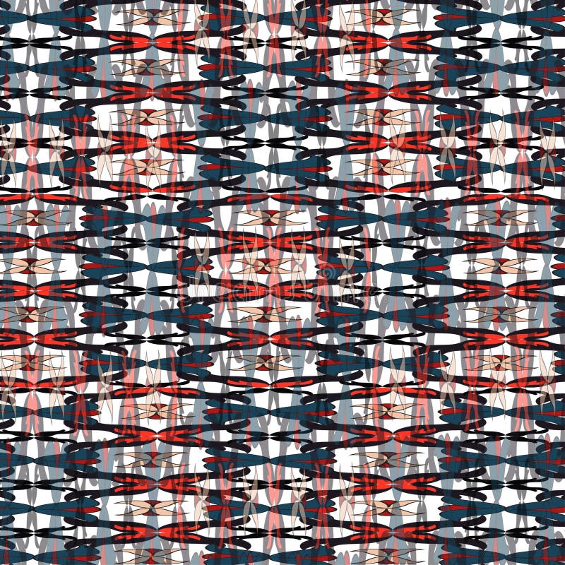 Blue and Red Abstract Objects on a White Background Abstract Background ...