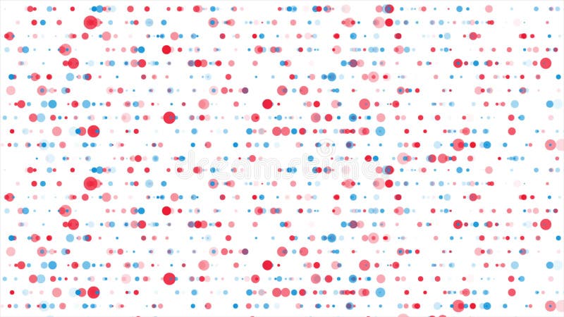 Blue Red Abstract Technology Dotted Lines on White Background Stock ...