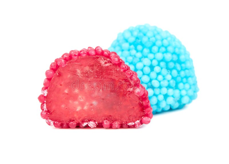 Blue and Red Berry Jelly Candies Stock Image - Image of jelly, market ...