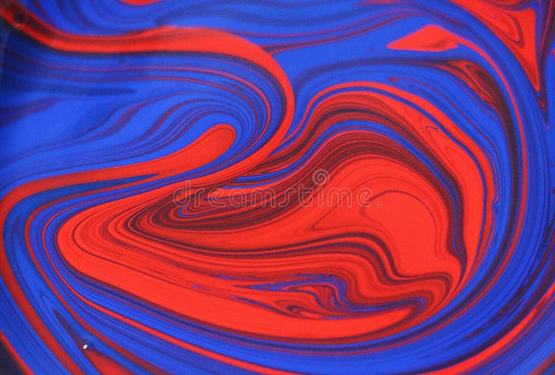 Blue and Red Color Mixed Together Stock Illustration - Illustration of ...
