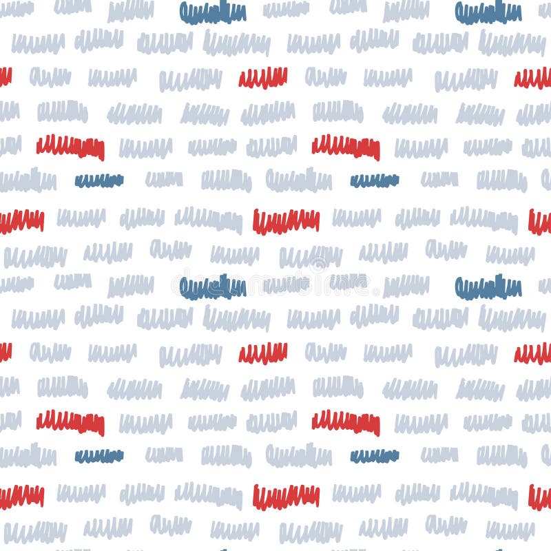 Blue and Red Dashes on a White Muzzle Red and Blue Bricks Stock Vector ...