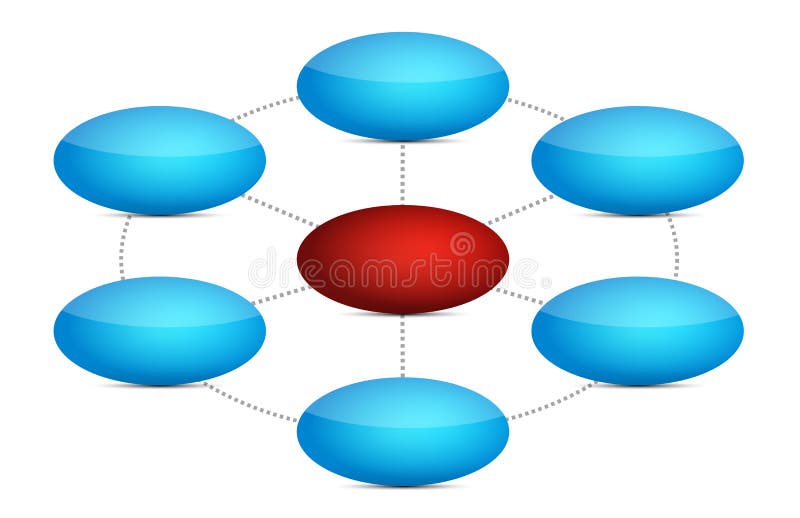 Blue and red diagram stock illustration. Illustration of diagram - 27597126