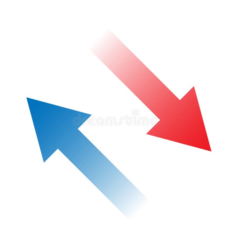 Red Isolated Responsibility Arrow, Vector Illustration Stock Vector ...