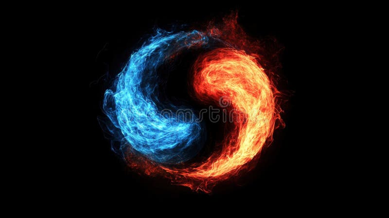 Fire Swirl Blue