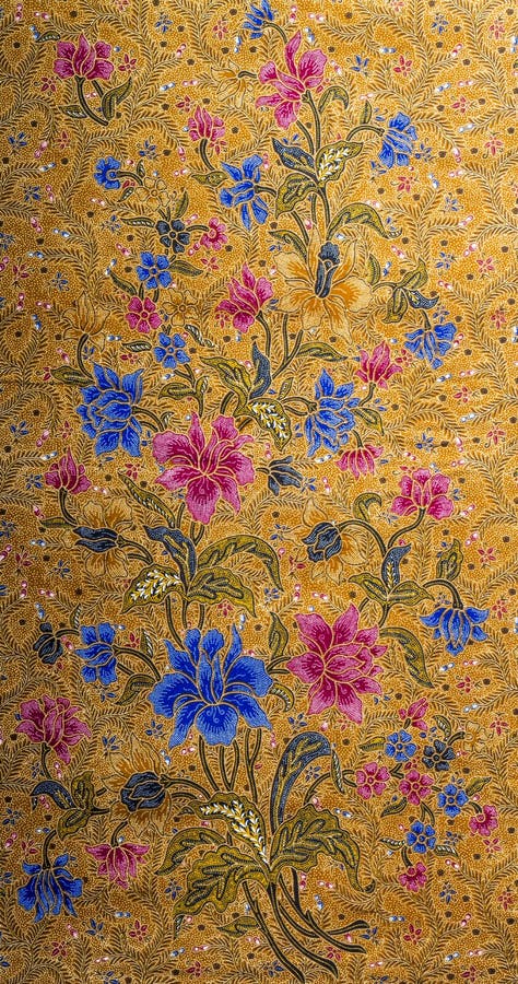 Indonesian Batik Sarong stock image. Image of material - 3796697