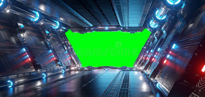 Spaceship Interior Green Screen Stock Illustrations – 54 Spaceship ...