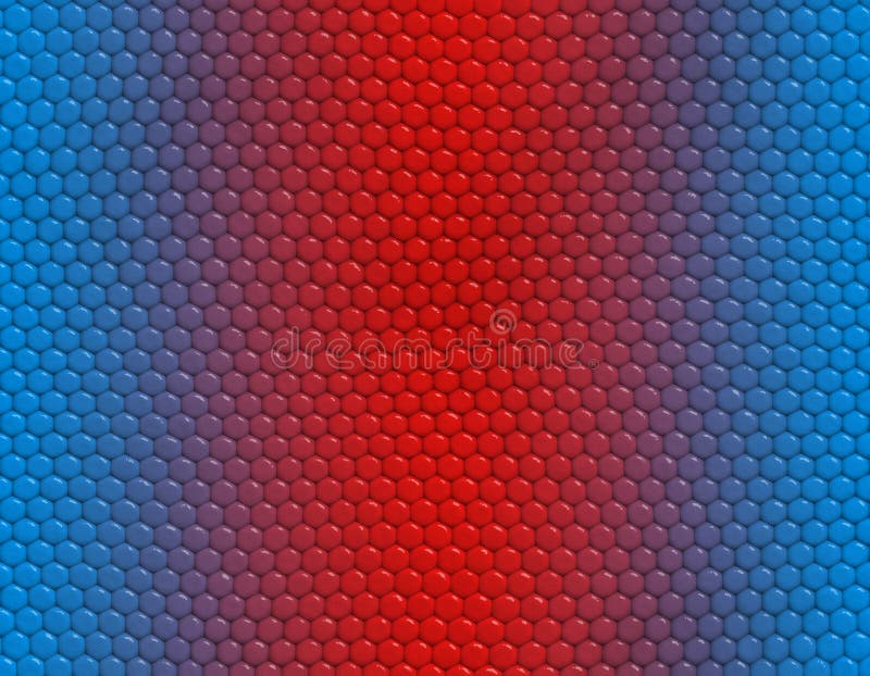 Blue and Red Gradient Snake Iguana Pattern, Hexagonal Scale Stock ...