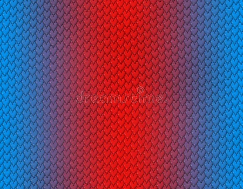 Blue and Red Gradient Snake Skin Pattern, Short Sharp Scale Stock ...