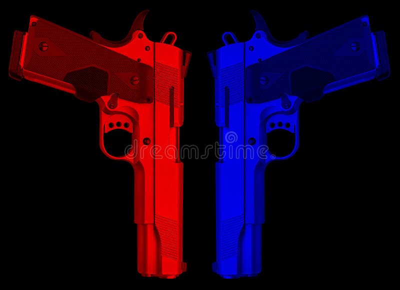 X-ray revolver stock illustration. Illustration of danger - 5022696