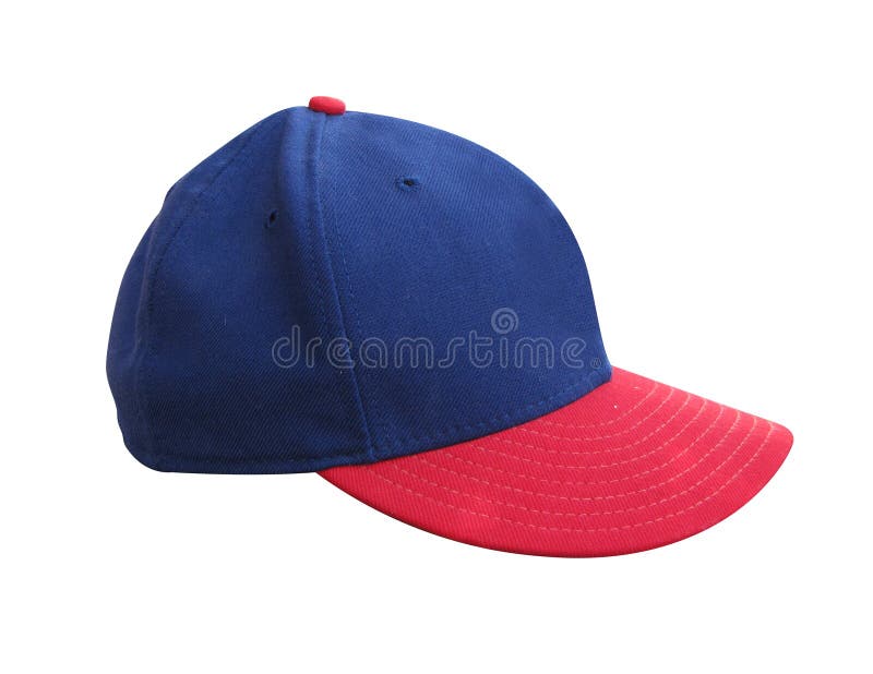 Blue and Red Hat stock photo. Image of head, wear, summer - 8457138