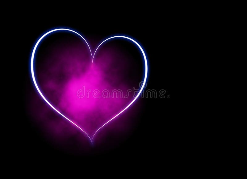 Blue-red heart stock illustration. Illustration of backgrounds - 7199501