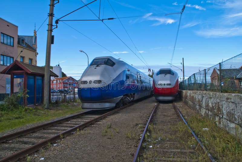 Blue & red locomotive stock photo. Image of fast - 26527188