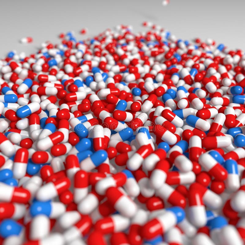 Blue, Red, Product, Drug Picture. Image: 95620090