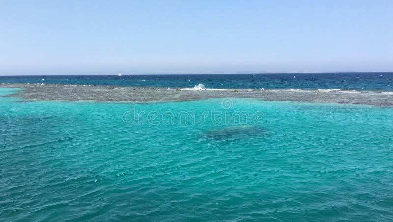 Blue Red Sea stock image. Image of blue, beauty, egypt - 179843035