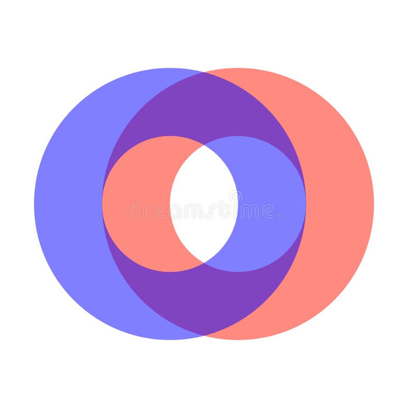 Abstract Circles Intersections - Vector Stock Vector - Illustration of ...