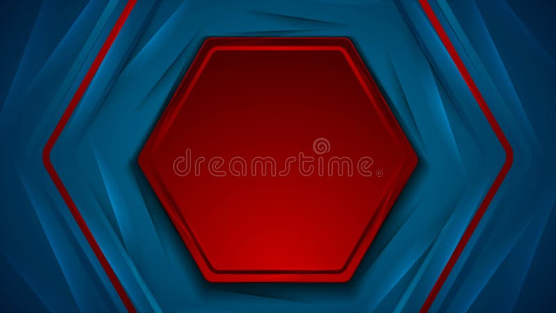 Blue and Red Shiny Glossy Hexagons Abstract Geometry Motion Background ... Blue and Red Shiny Glossy Hexagons Abstract Geometry Motion Background ...