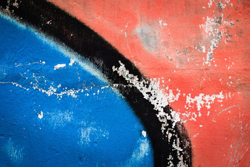 Blue Red Sprayed Concrete Block Stock Photos - Free & Royalty-Free ...