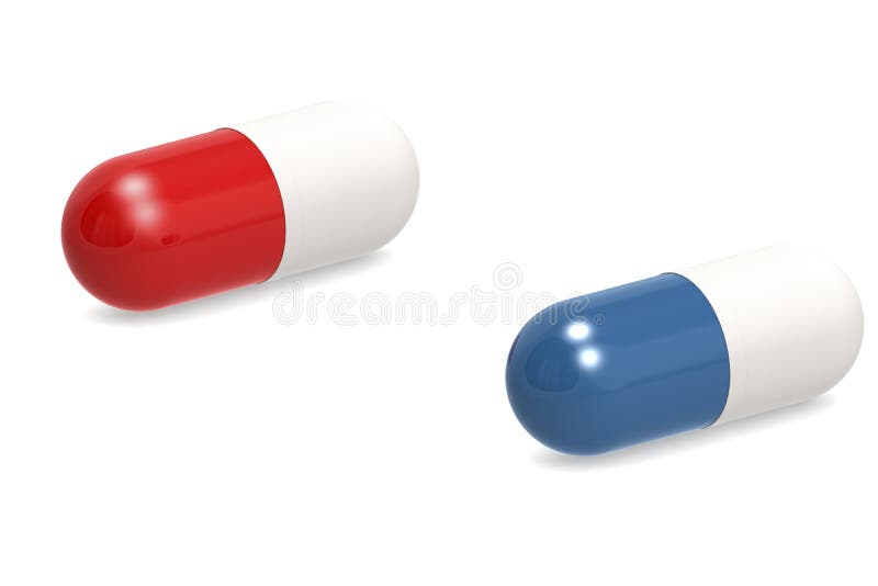 Half Red Half Blue Pill Stock Illustrations – 31 Half Red Half Blue ...