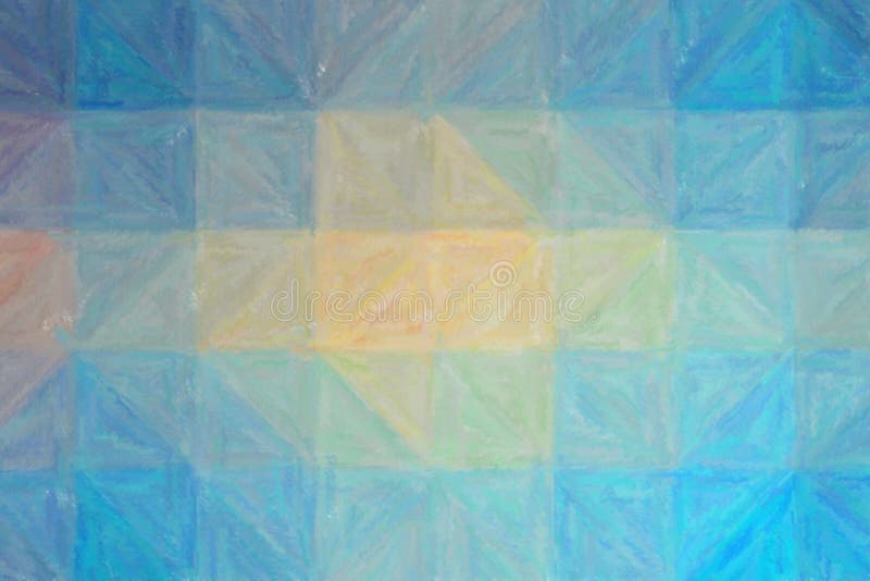 Blue, Red and Vanilla Crayon Background Illustration. Stock ...