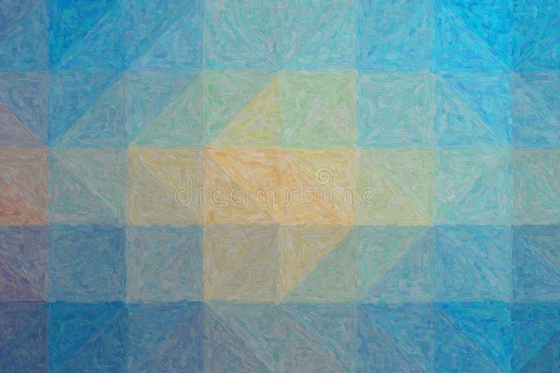 Blue, Red and Vanilla Impasto with Small Brush Strokes Background ...