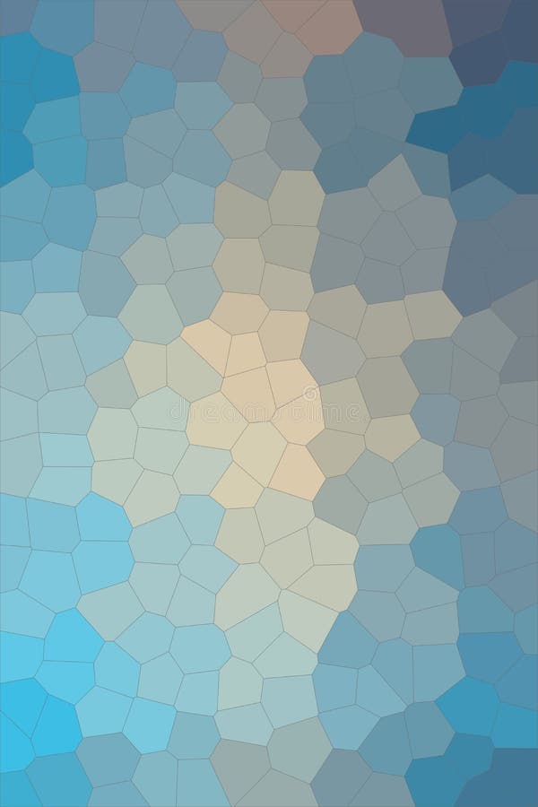 Blue, Red and Vanilla Impasto with Long Brush Strokes in Banner Shape ...