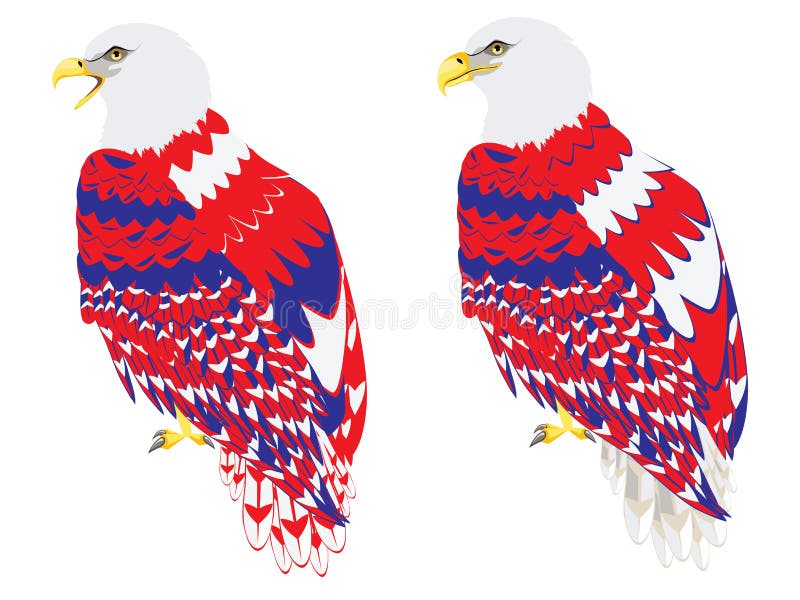 Blue Eagle Red White Stock Illustrations – 1,844 Blue Eagle Red White ...